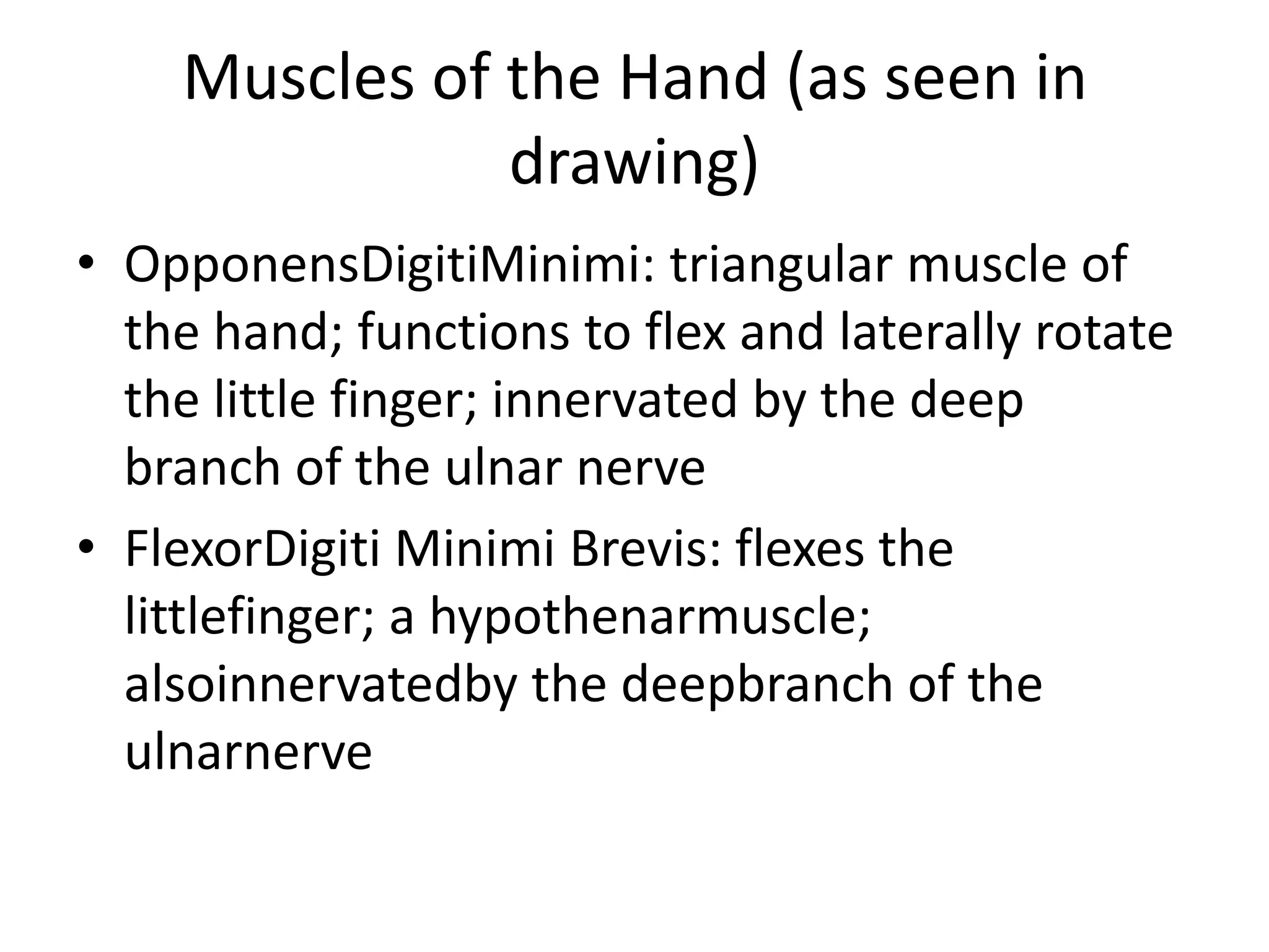 Anatomy of the hand | PPTX