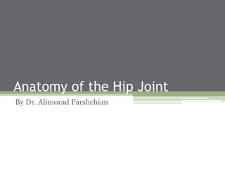 Anatomy of the Hip Joint | PPTX