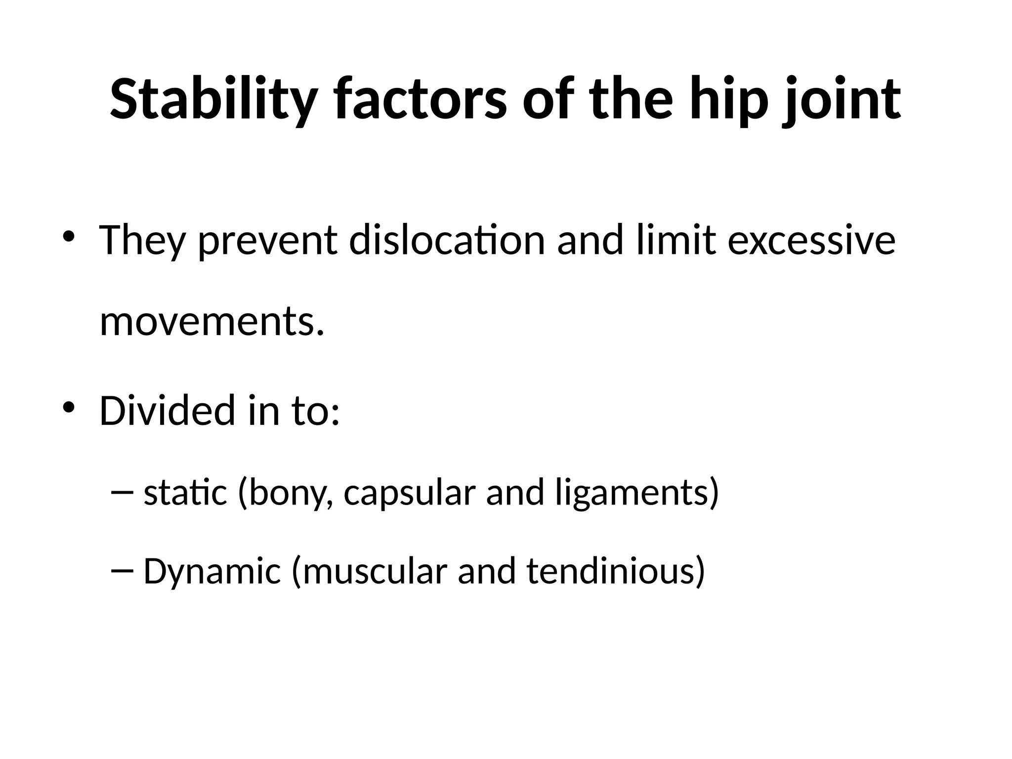 anatomy of the Hip Joint and clinical significance | PPTX