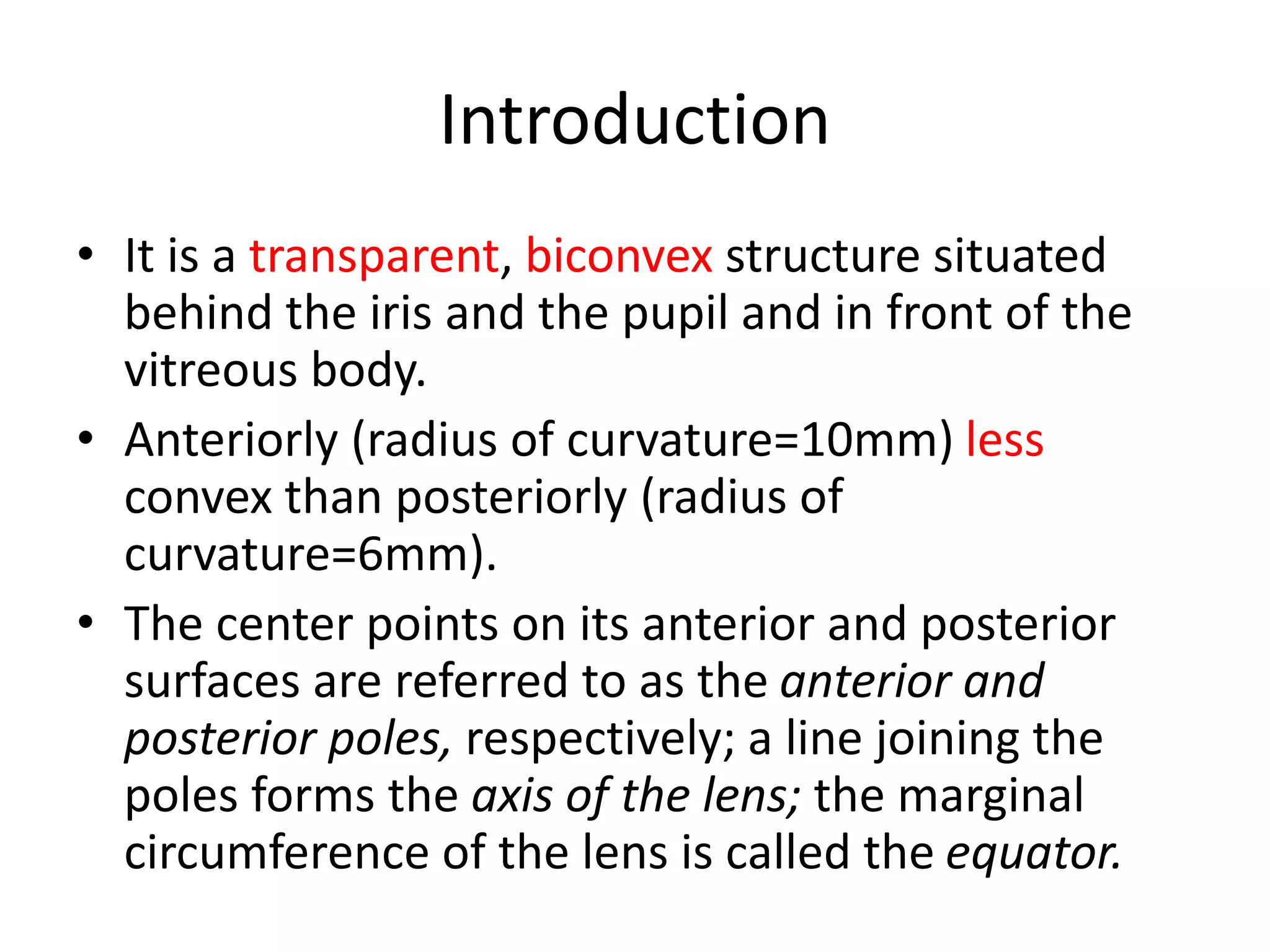 Anatomy of the lens | PPT