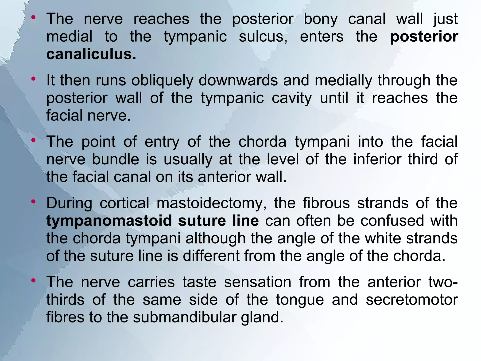 Anatomy of the middle ear | PPT