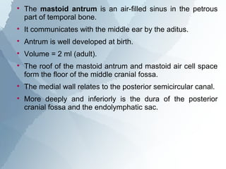 Anatomy of the middle ear | PPT