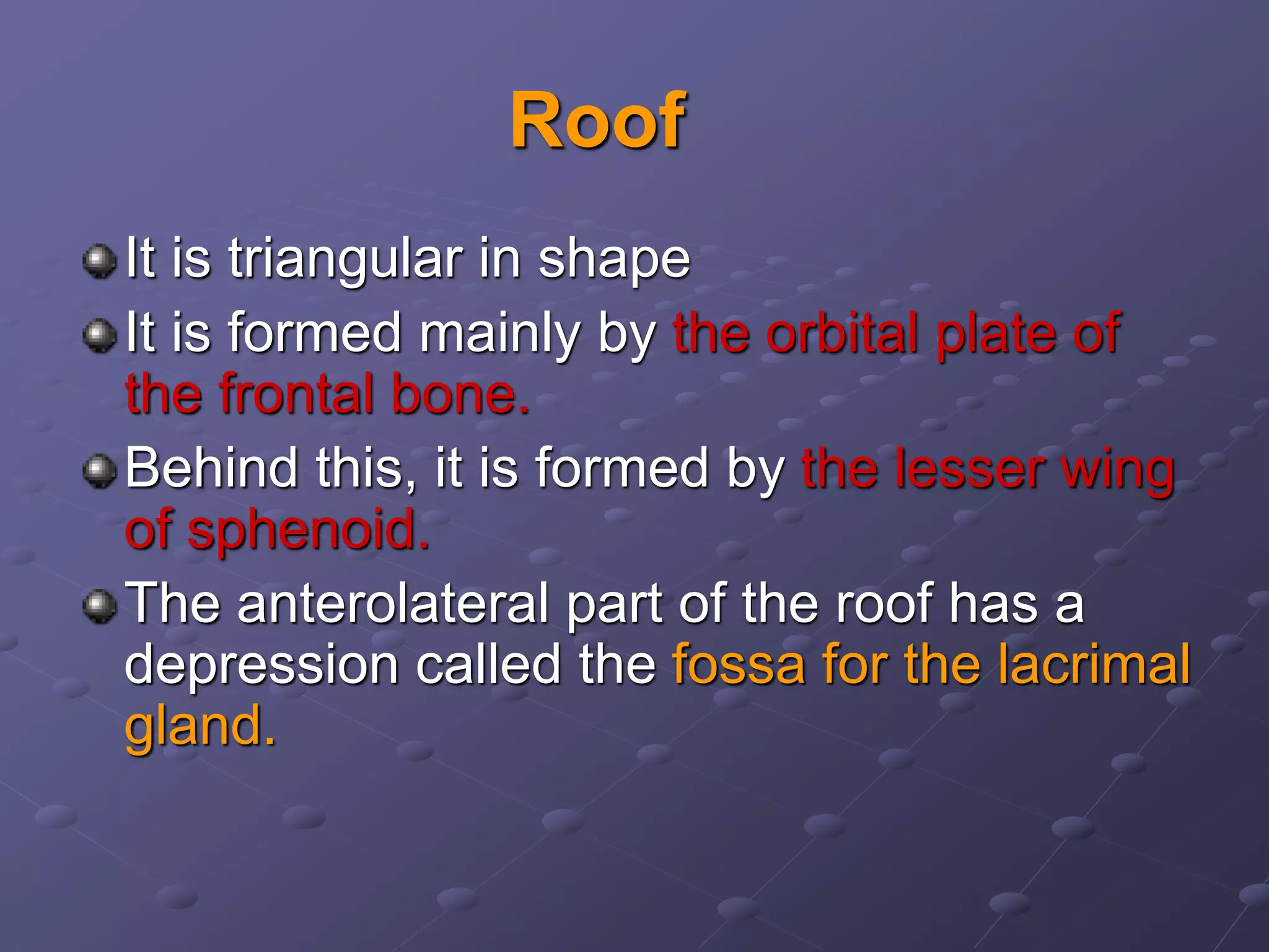 Anatomy and congenital anomalies of orbit | PPT