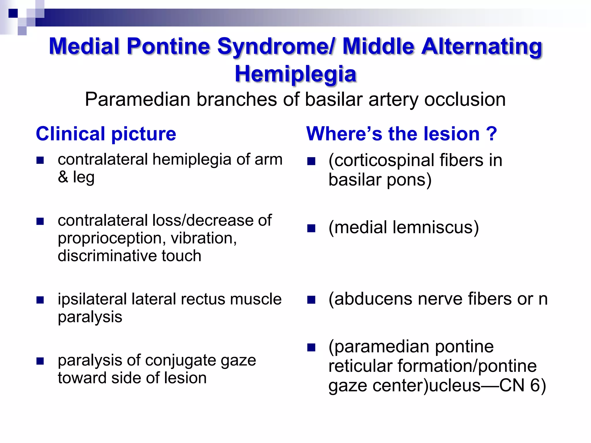 Anatomy of the pons | PPTX