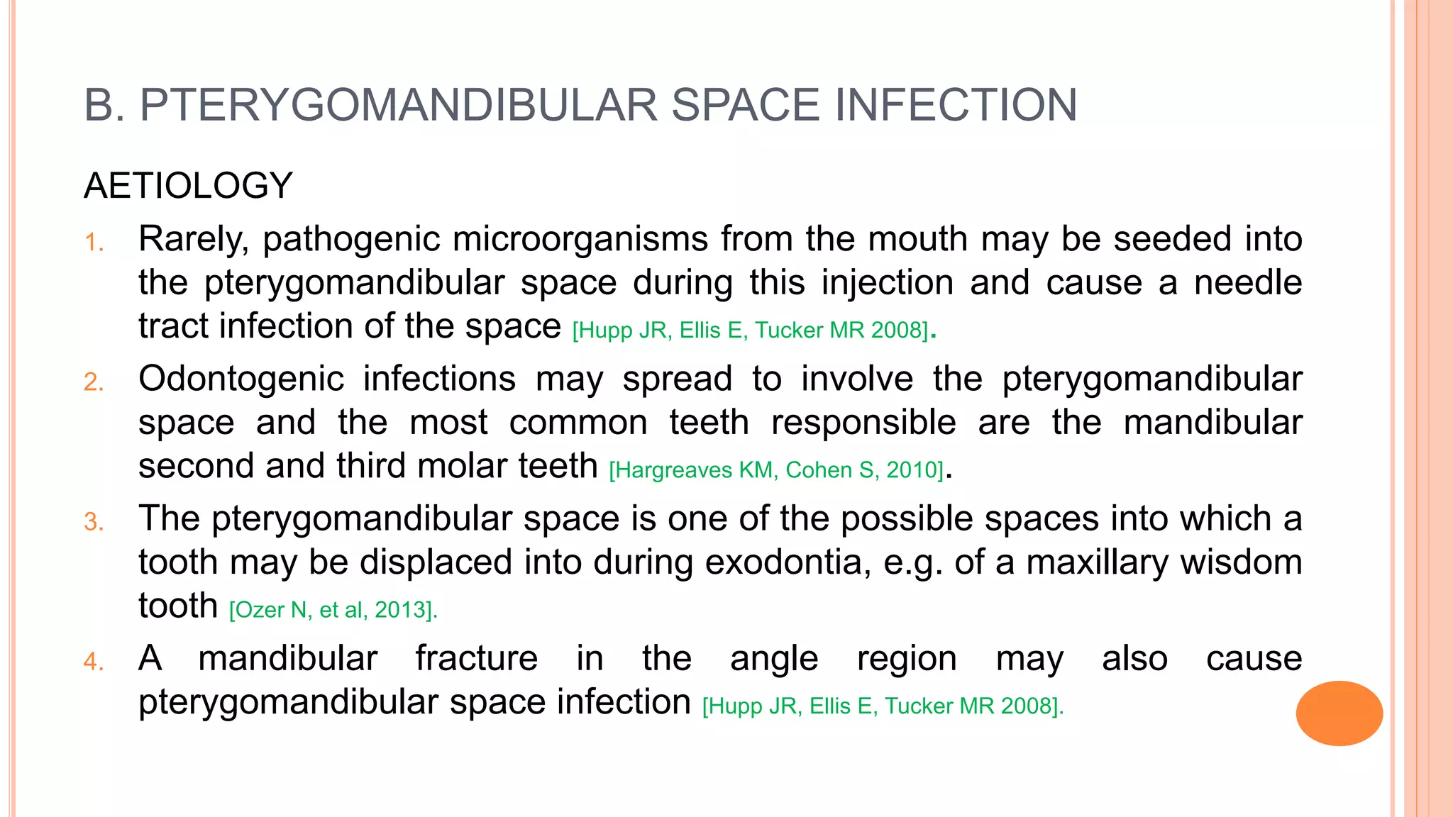 Anatomy of the pterygomandibular space and its clinical significance | PPTX