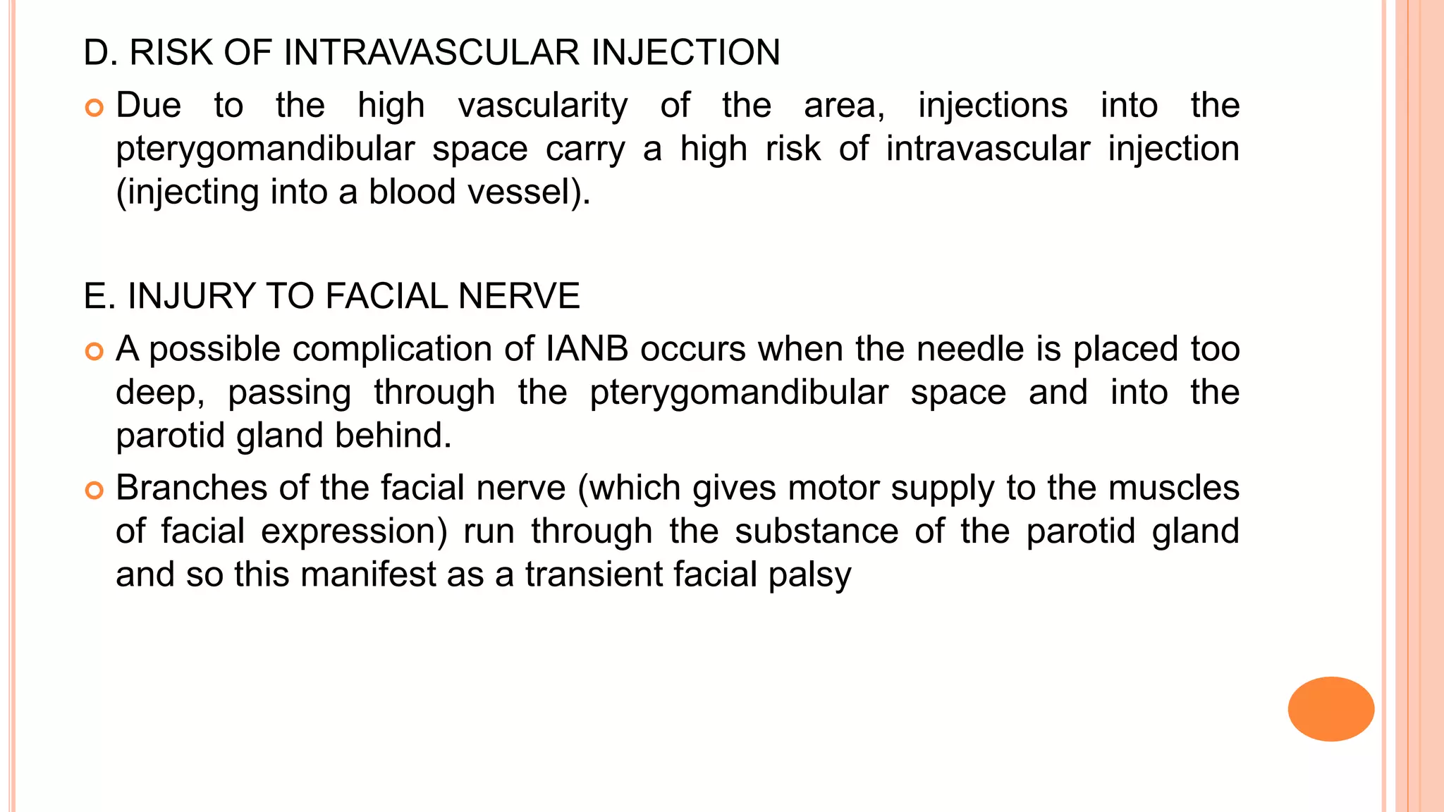 Anatomy of the pterygomandibular space and its clinical significance | PPTX