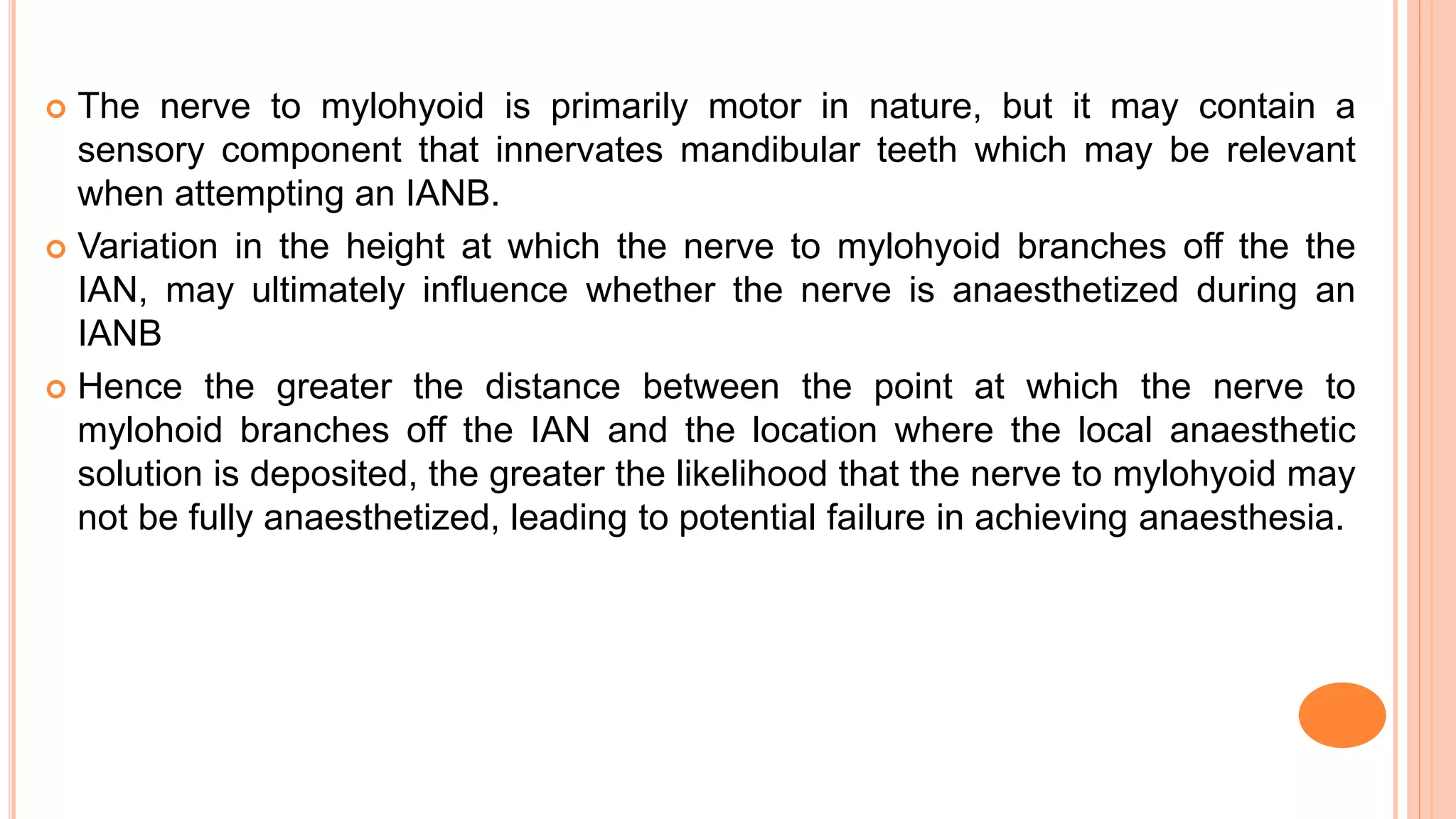 Anatomy of the pterygomandibular space and its clinical significance | PPTX