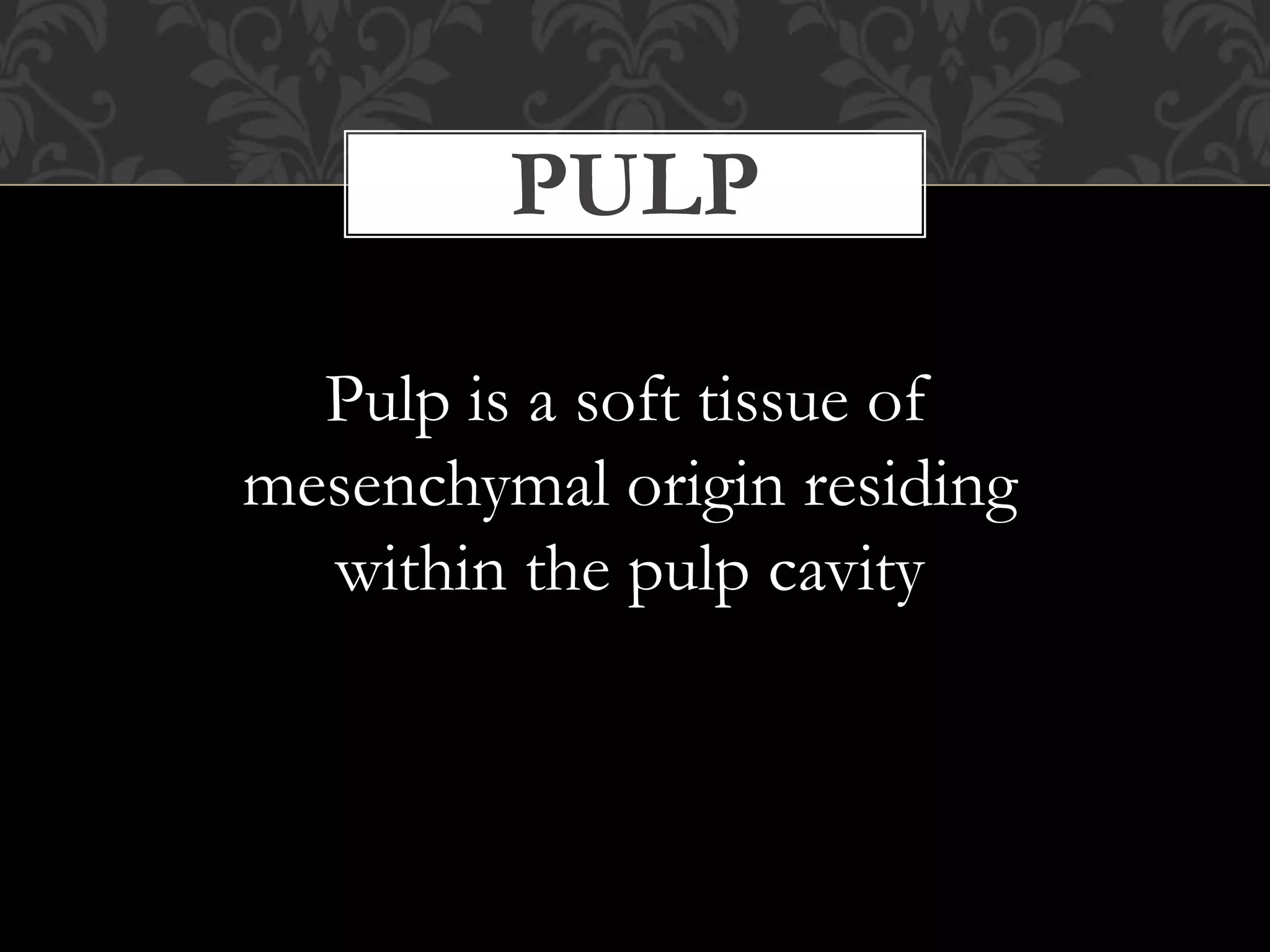 Anatomy of the pulp space and access cavity | PPTX