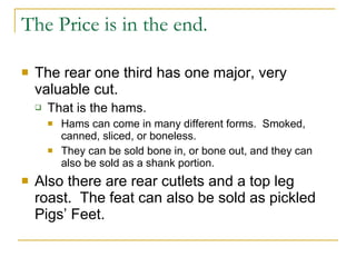 Anatomy Of The Swine | PPT