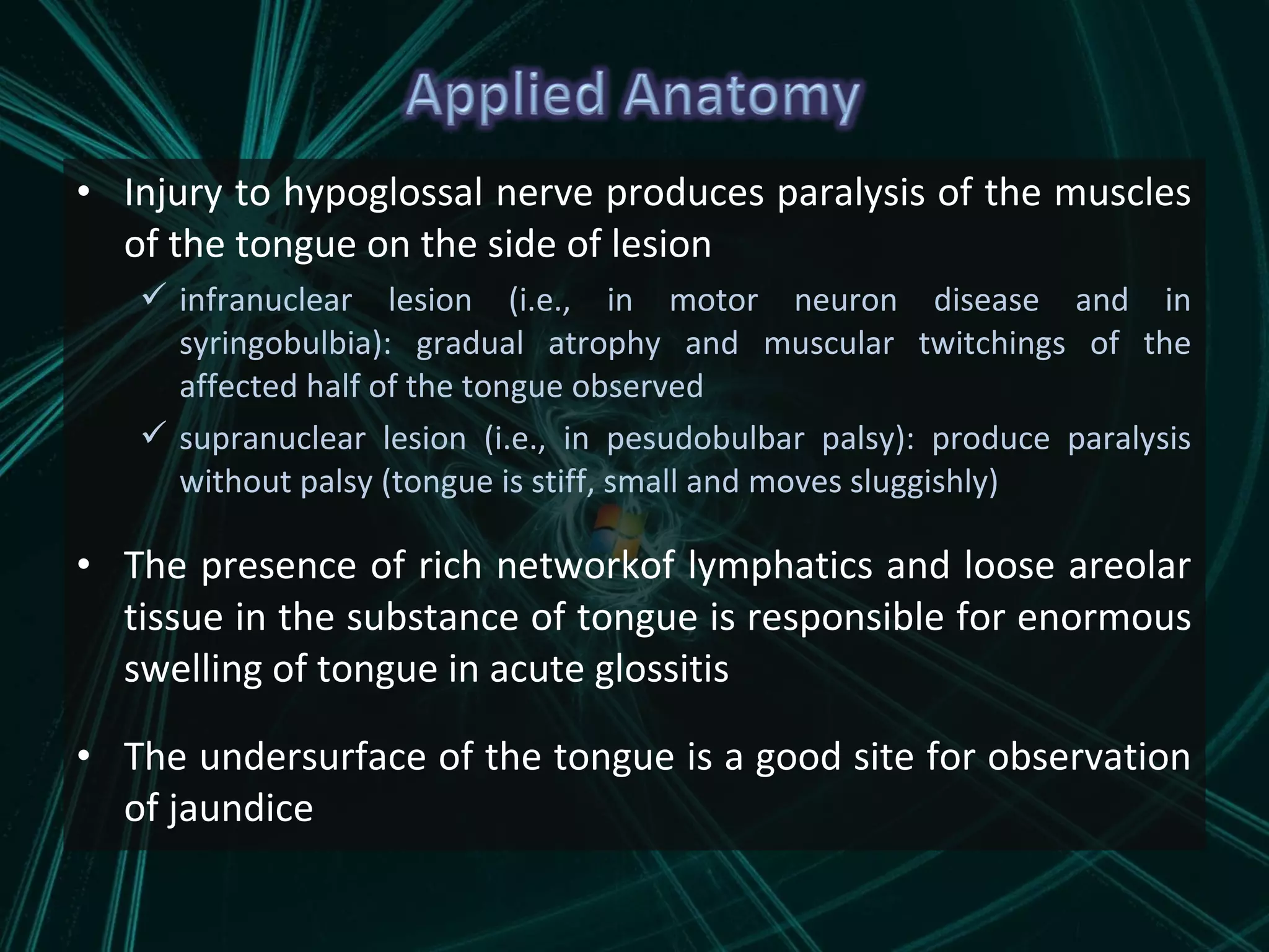 Anatomy of the tongue | PPT