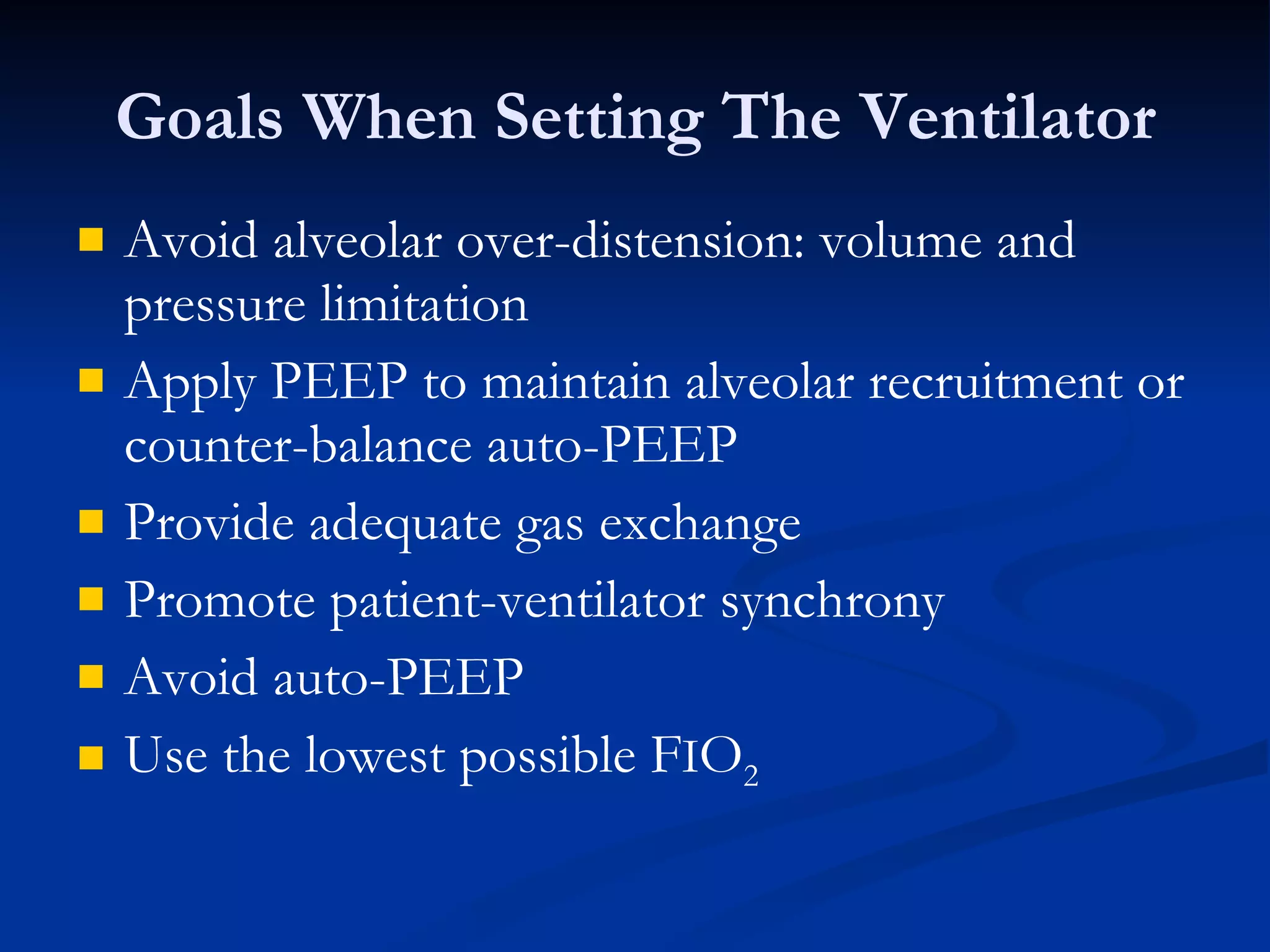 Anatomy of the ventilator | PPT