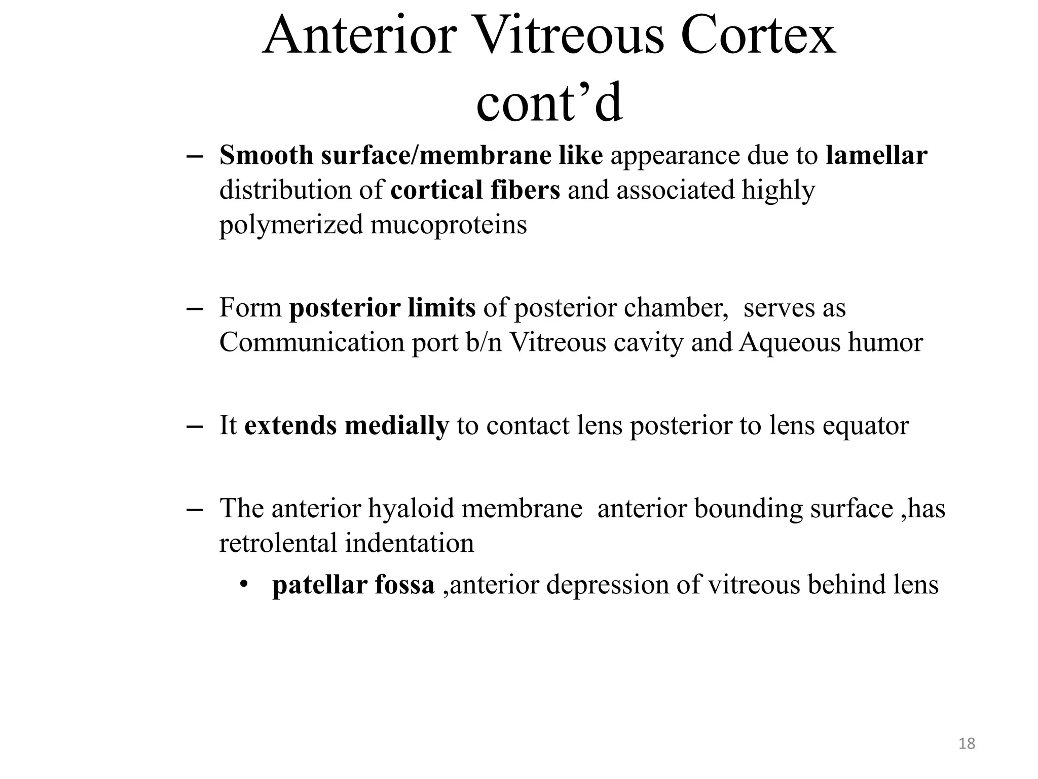 Anatomy of the vitreous body | PPTX