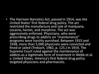Anatomy of the war on drugs in black | PPTX