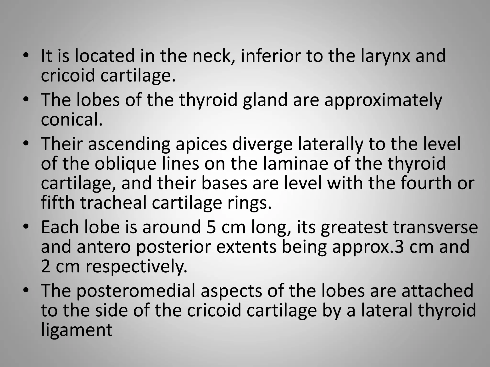 Anatomy and physiology of thyroid and parathyroid gland | PPTX