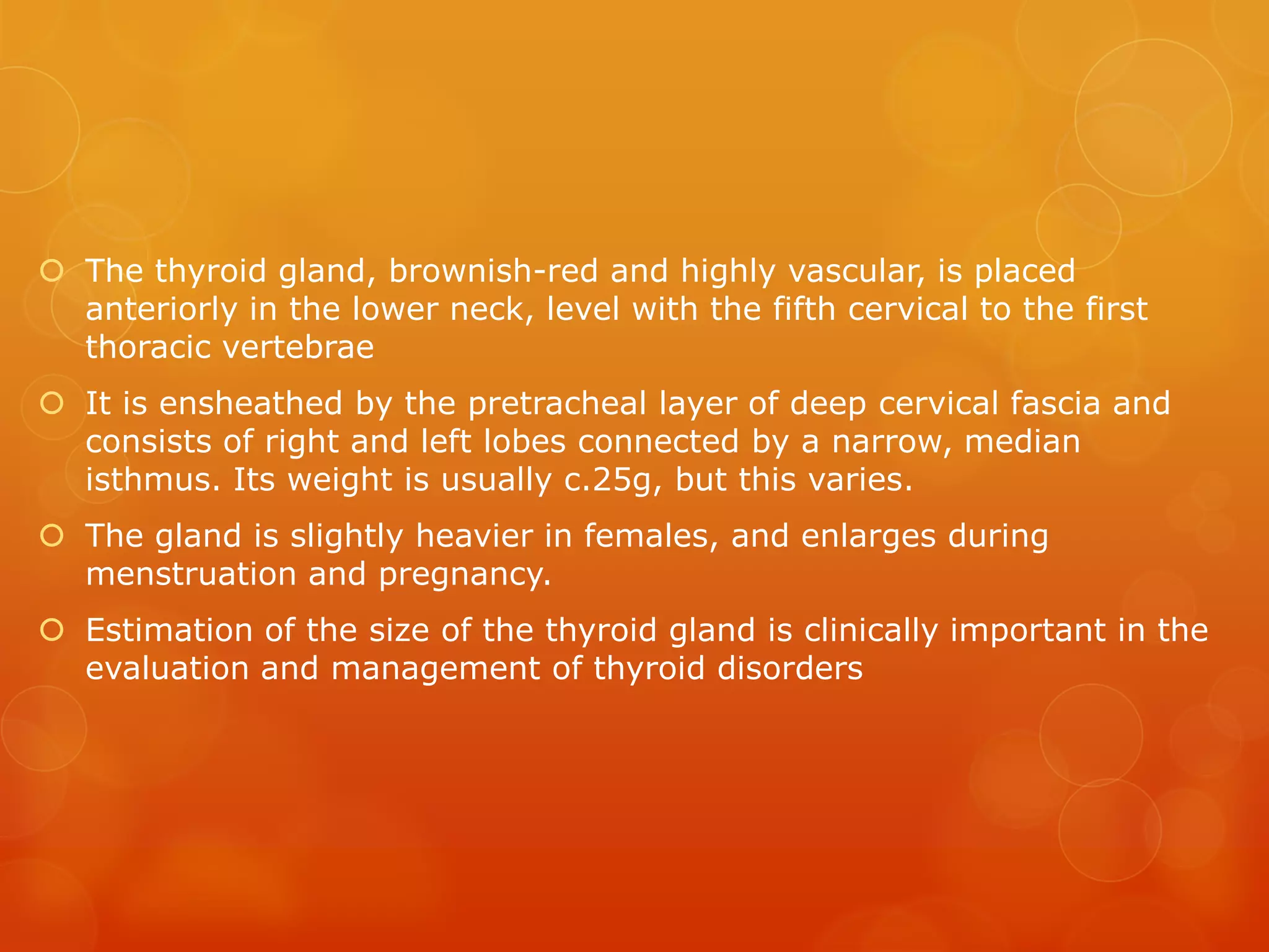 Anatomy of thyroid and parathyroid glands | PPTX