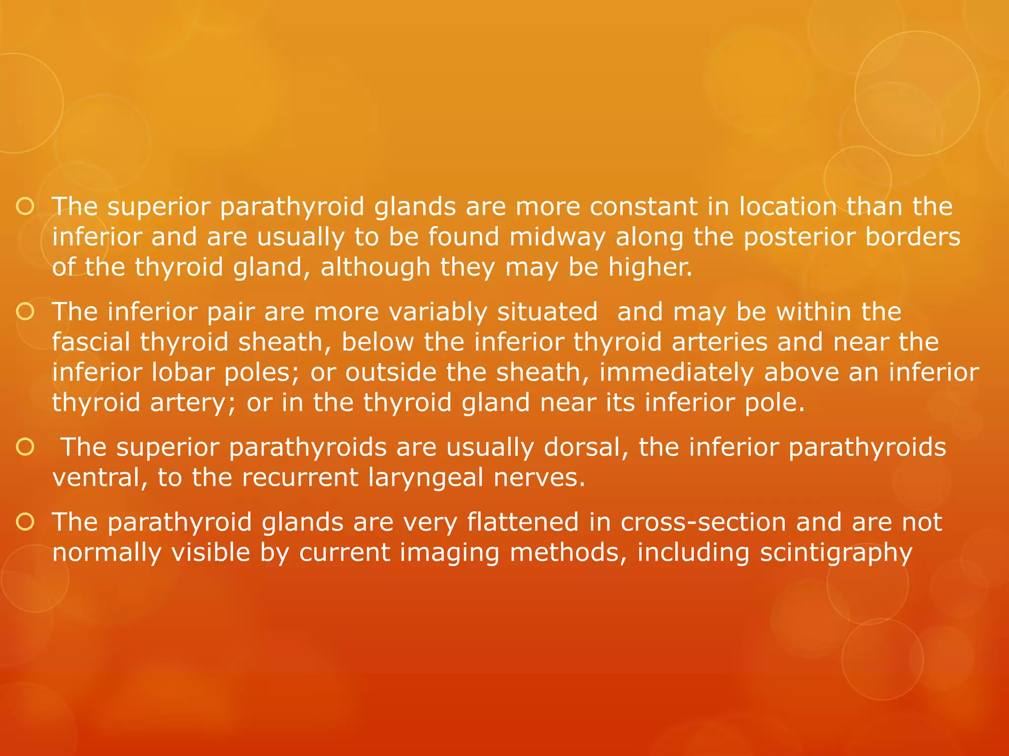 Anatomy of thyroid and parathyroid glands | PPTX
