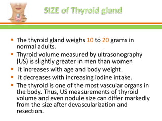 Anatomy of thyroid gland | PPTX