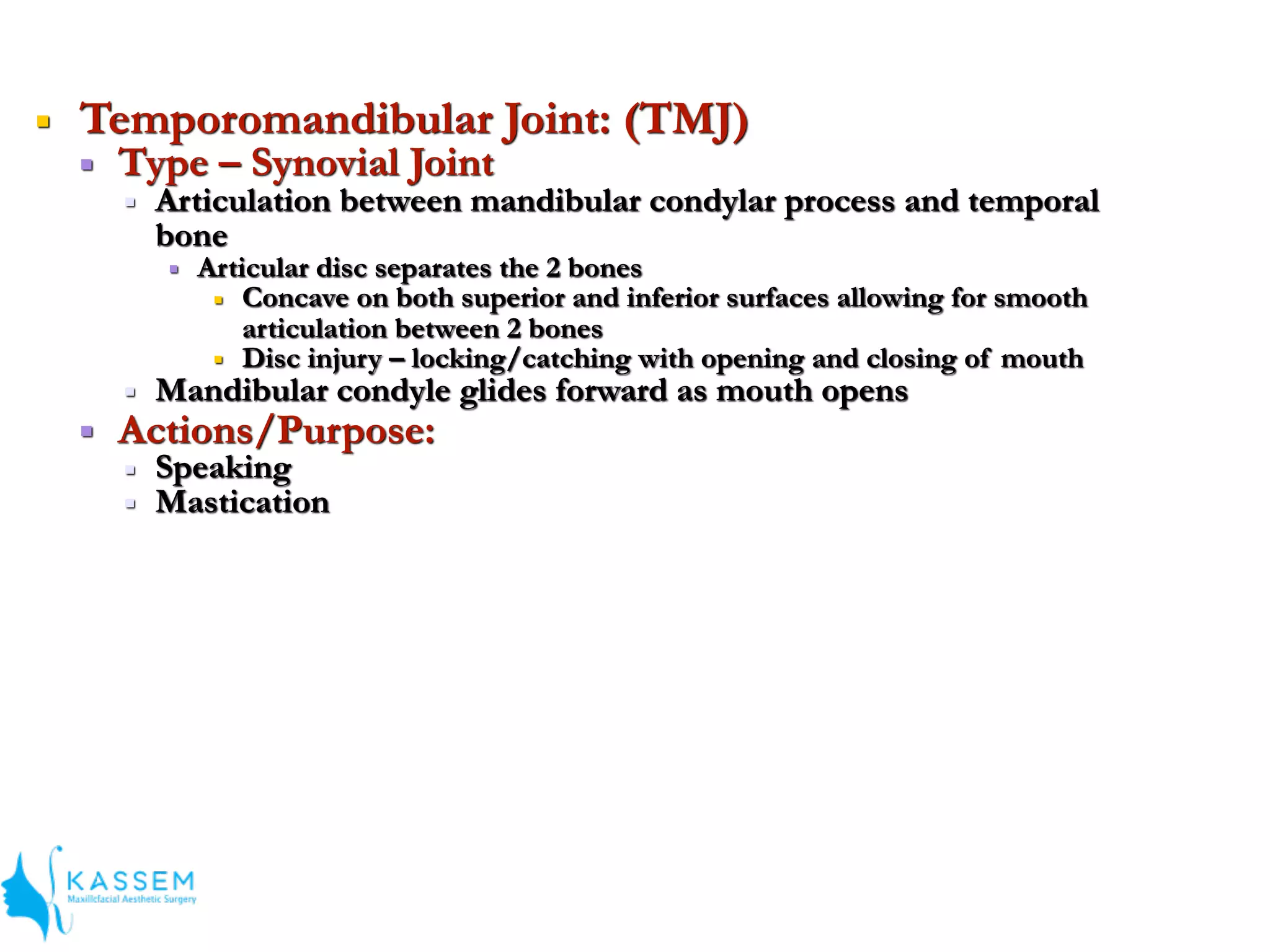 Anatomy of tmj | PDF | Death, Injury, or Military Conflict | Sensitive Topics