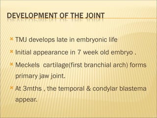 temporomandibular joint anatomy presentation | PPT