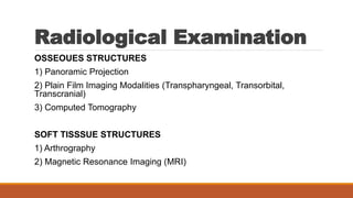 Diagnosis of TMDs and General therapy.pptx