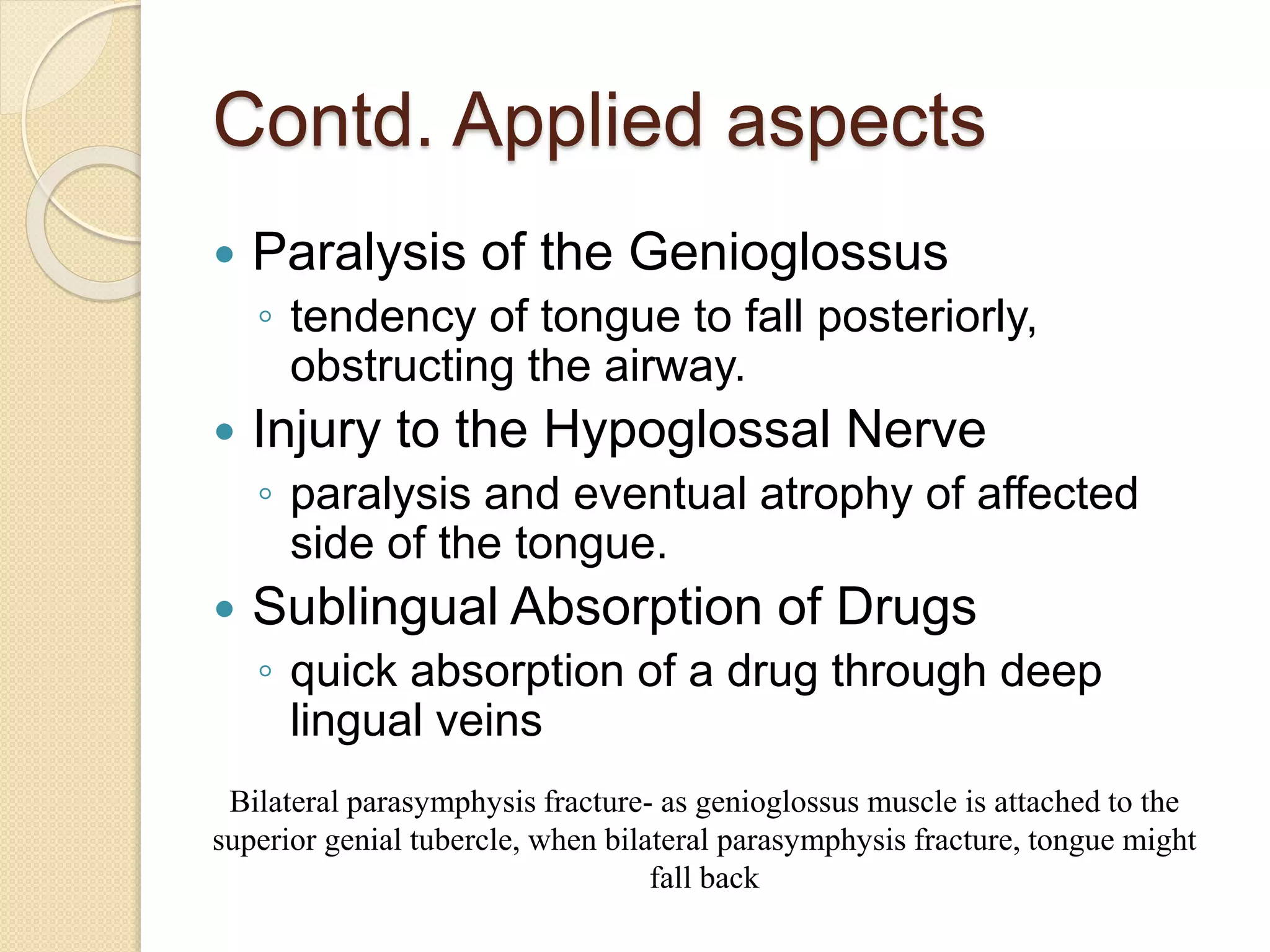 Anatomy of tongue & its applied aspects | PPTX