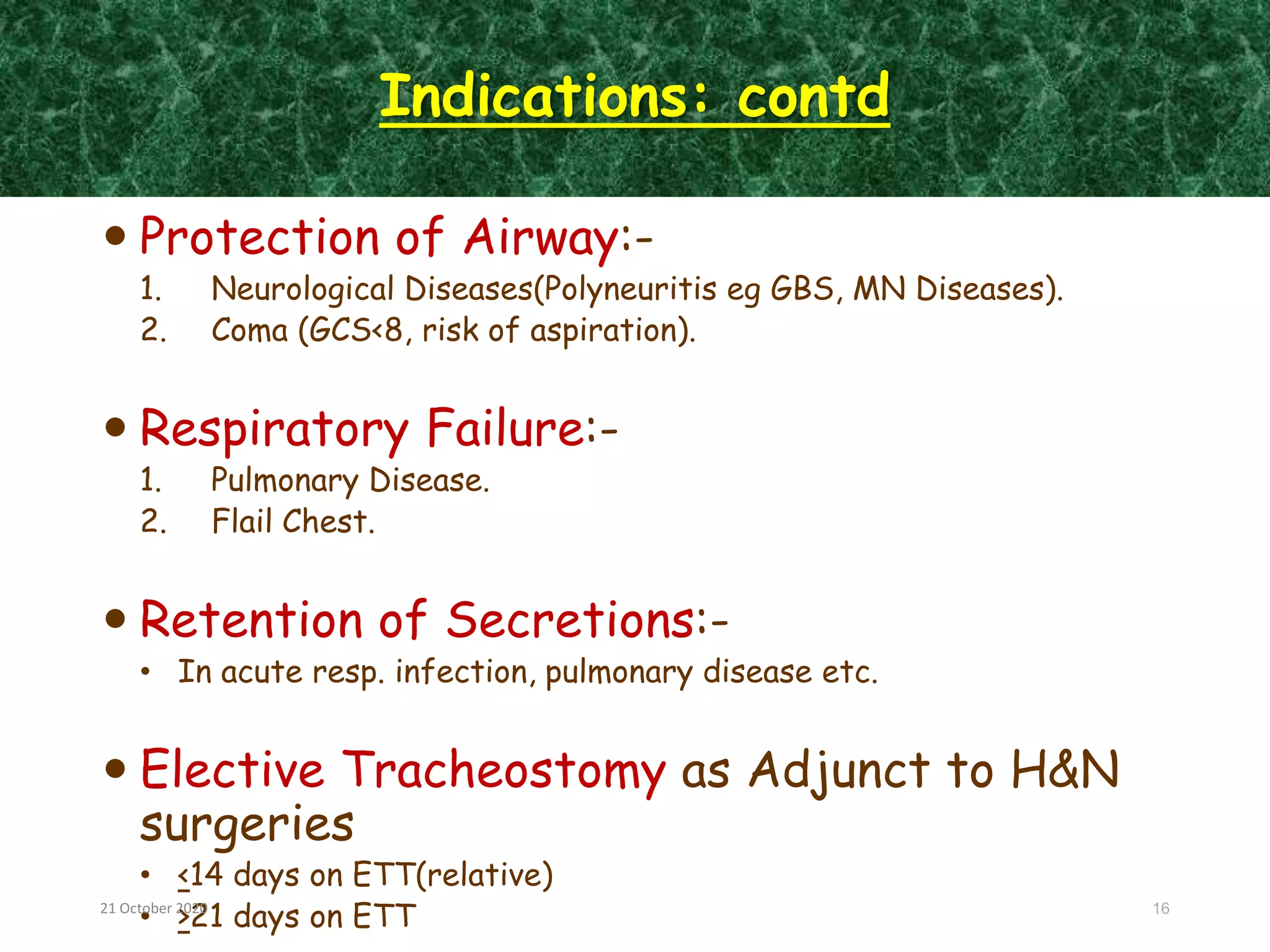 Anatomy of trachea & tracheostomy ----- | PPT