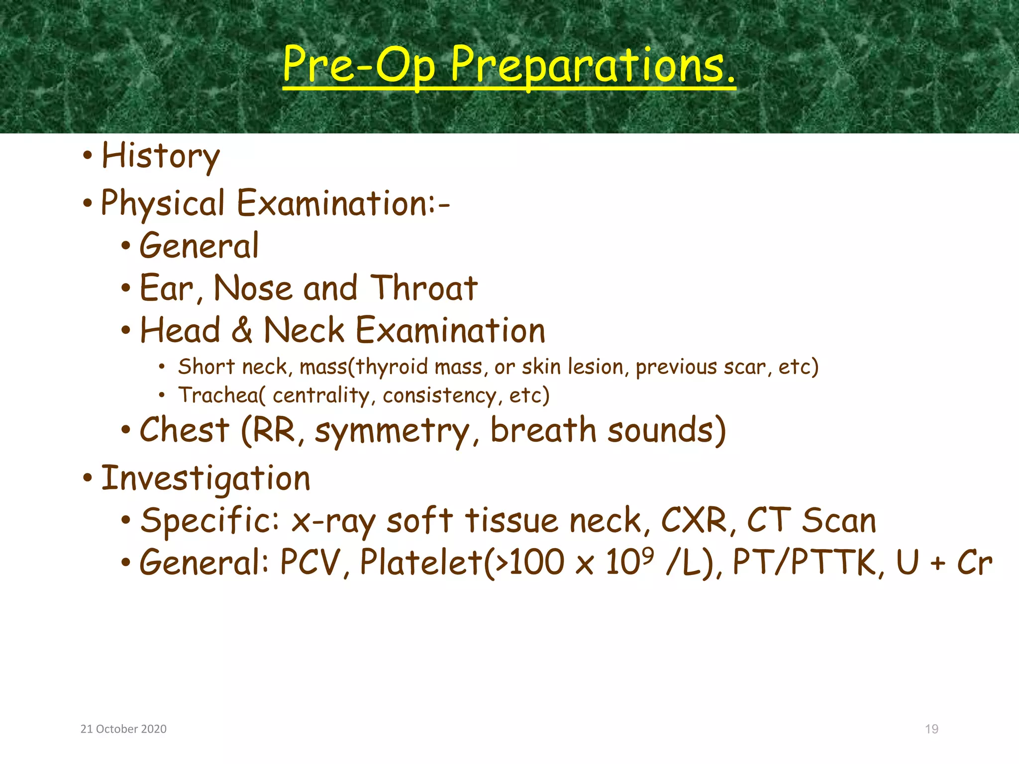 Anatomy of trachea & tracheostomy ----- | PPT