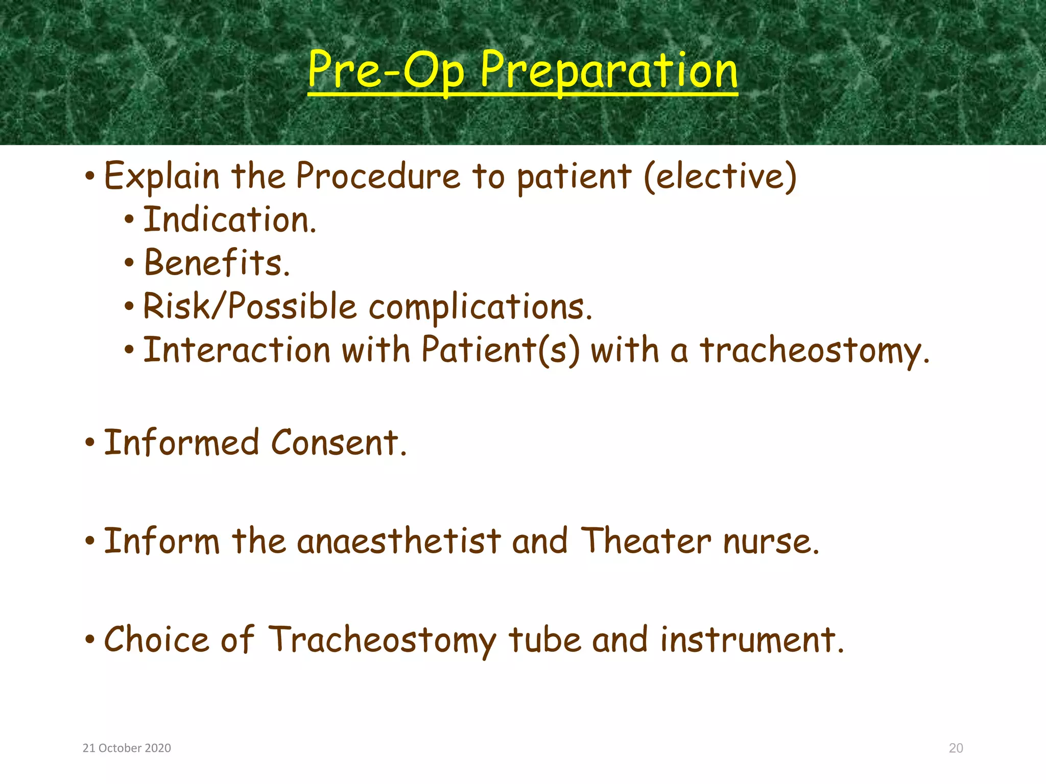 Anatomy of trachea & tracheostomy ----- | PPT