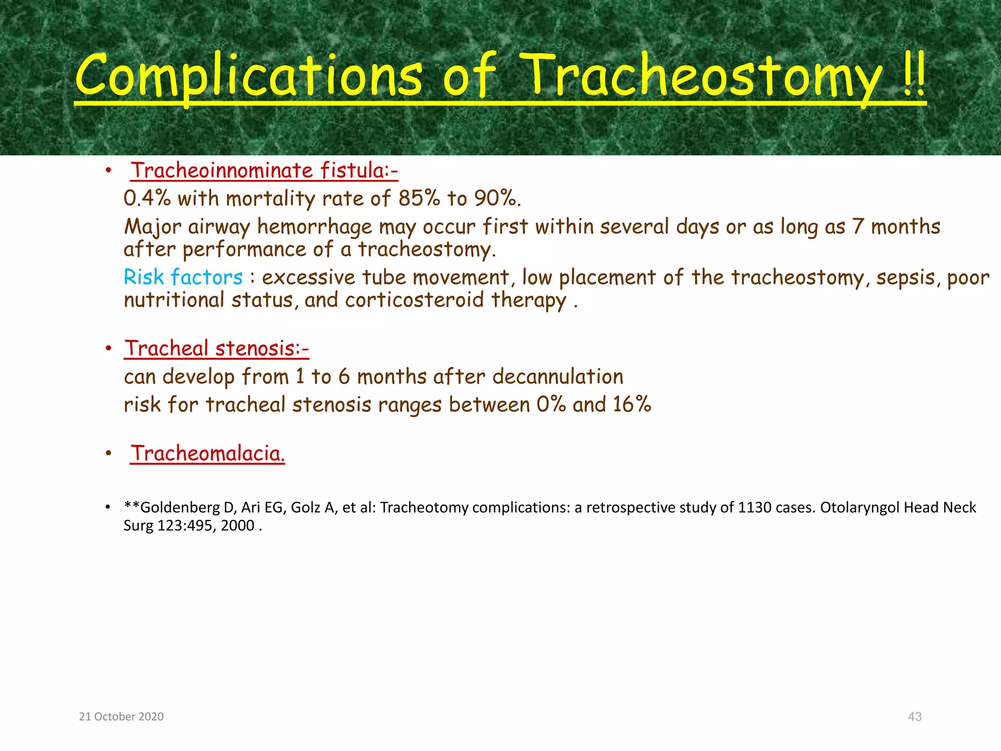 Anatomy of trachea & tracheostomy ----- | PPT