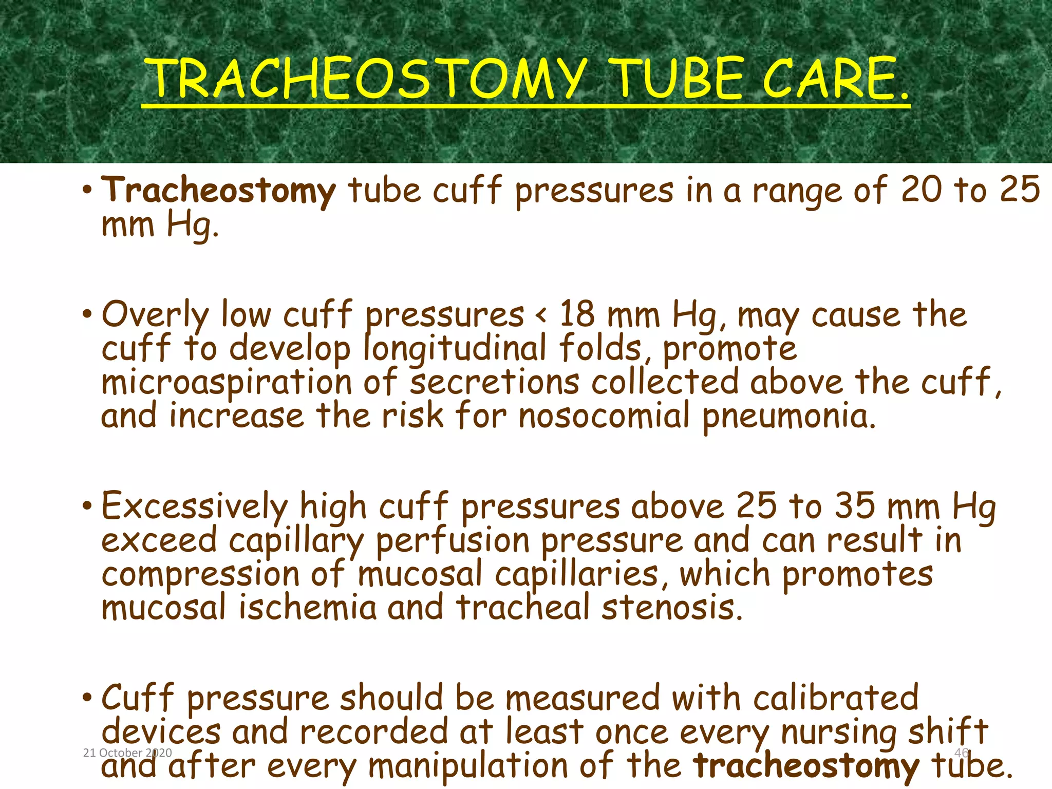 Anatomy of trachea & tracheostomy ----- | PPT