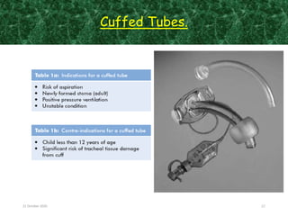 Anatomy of trachea & tracheostomy ----- | PPT