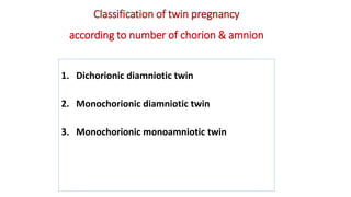 Anatomy of twin pregnancy | PPTX