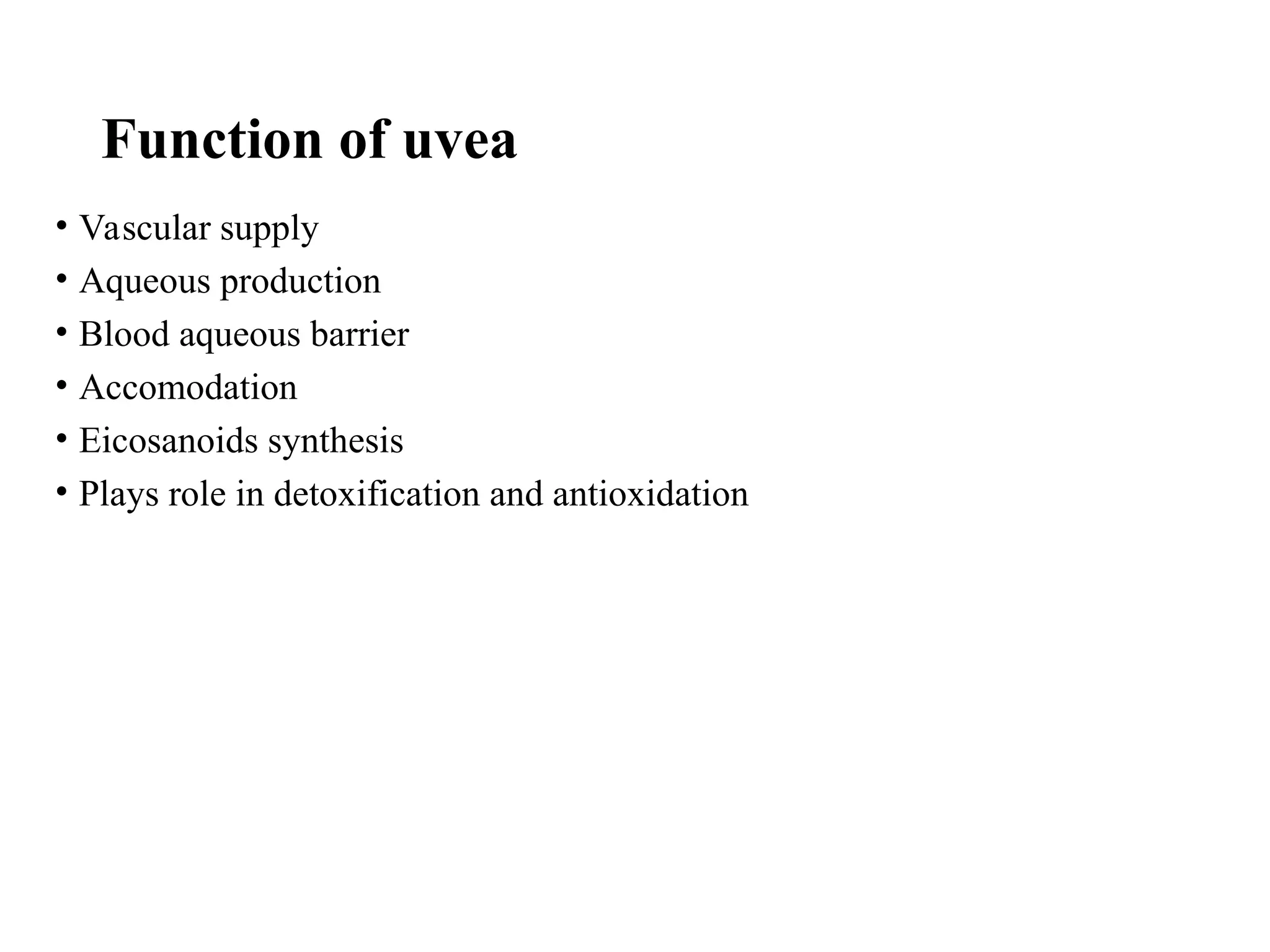 Anatomy of uvea and mechanism of uveitis.ppt