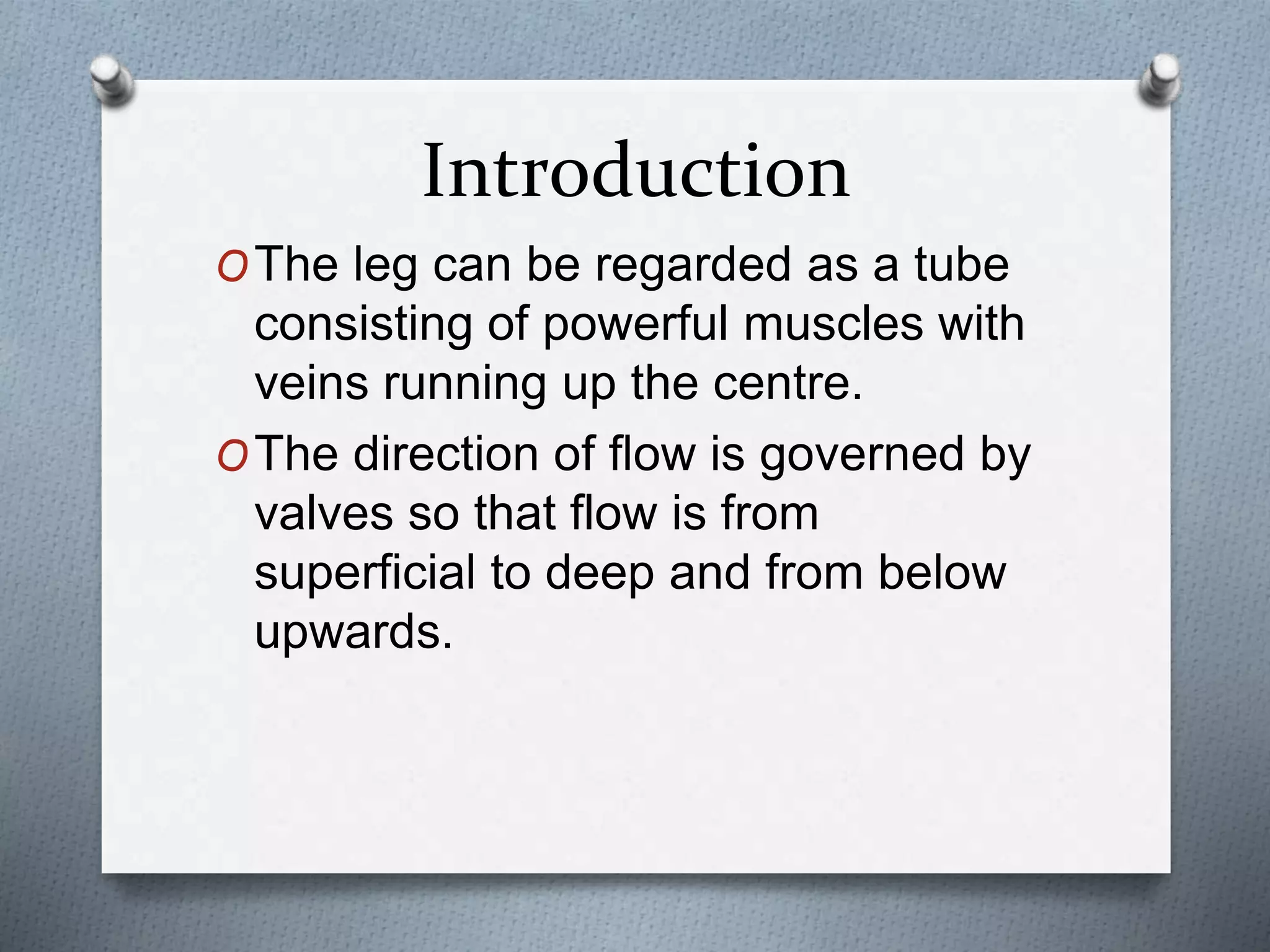 Anatomy of venous system of lower limb | PPTX