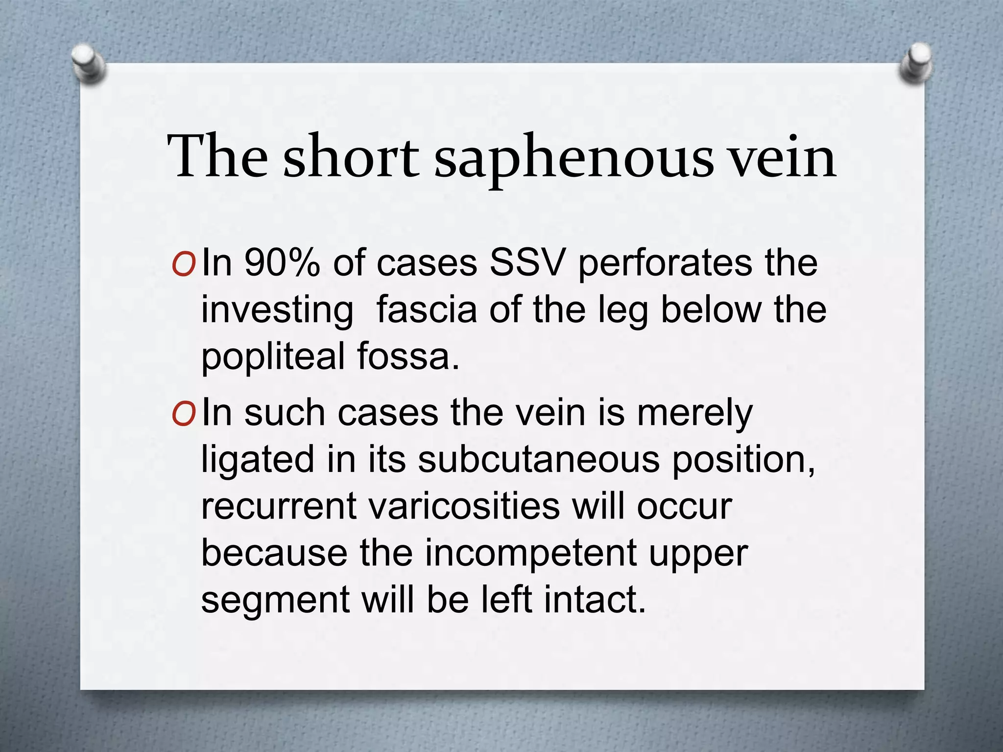 Anatomy of venous system of lower limb | PPTX