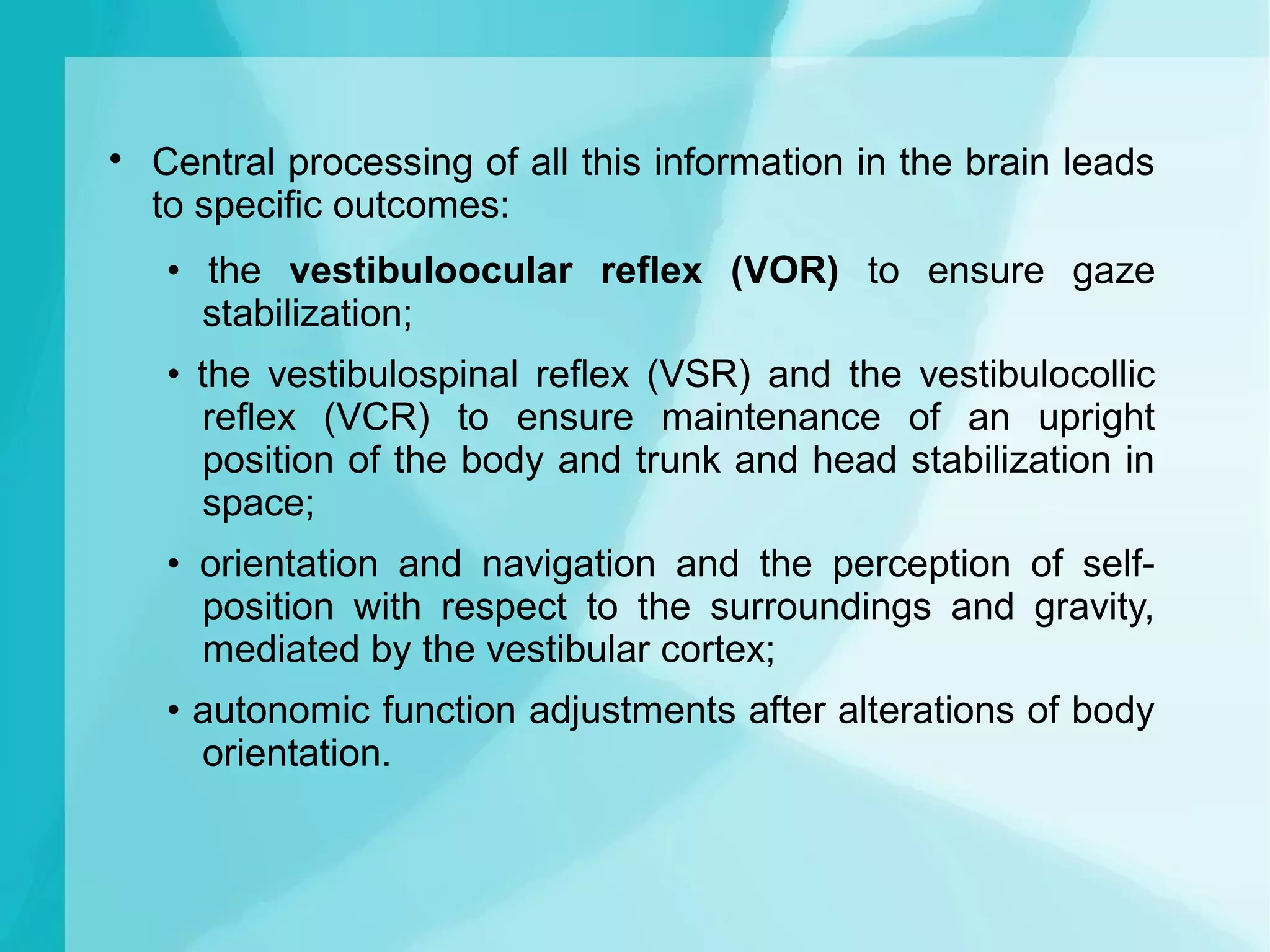 Anatomy of vestibular apparatus | PPT