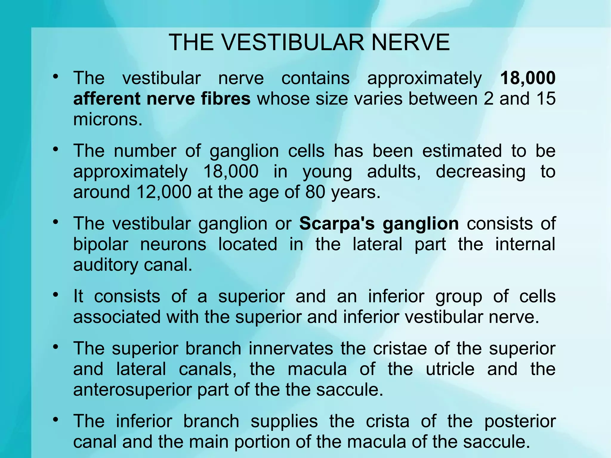 Anatomy of vestibular apparatus | PPT