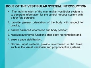 Anatomy of vestibular apparatus | PPT