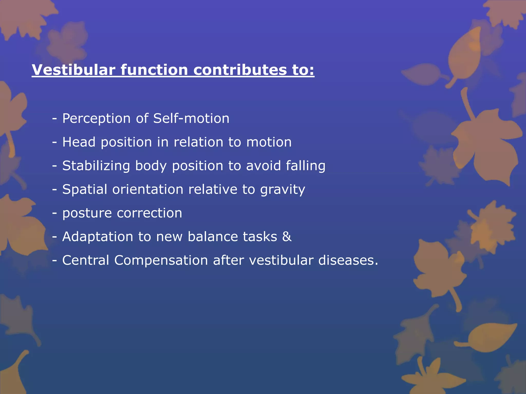 Anatomy of Vestibular System | PDF