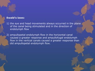 Anatomy of Vestibular System | PDF