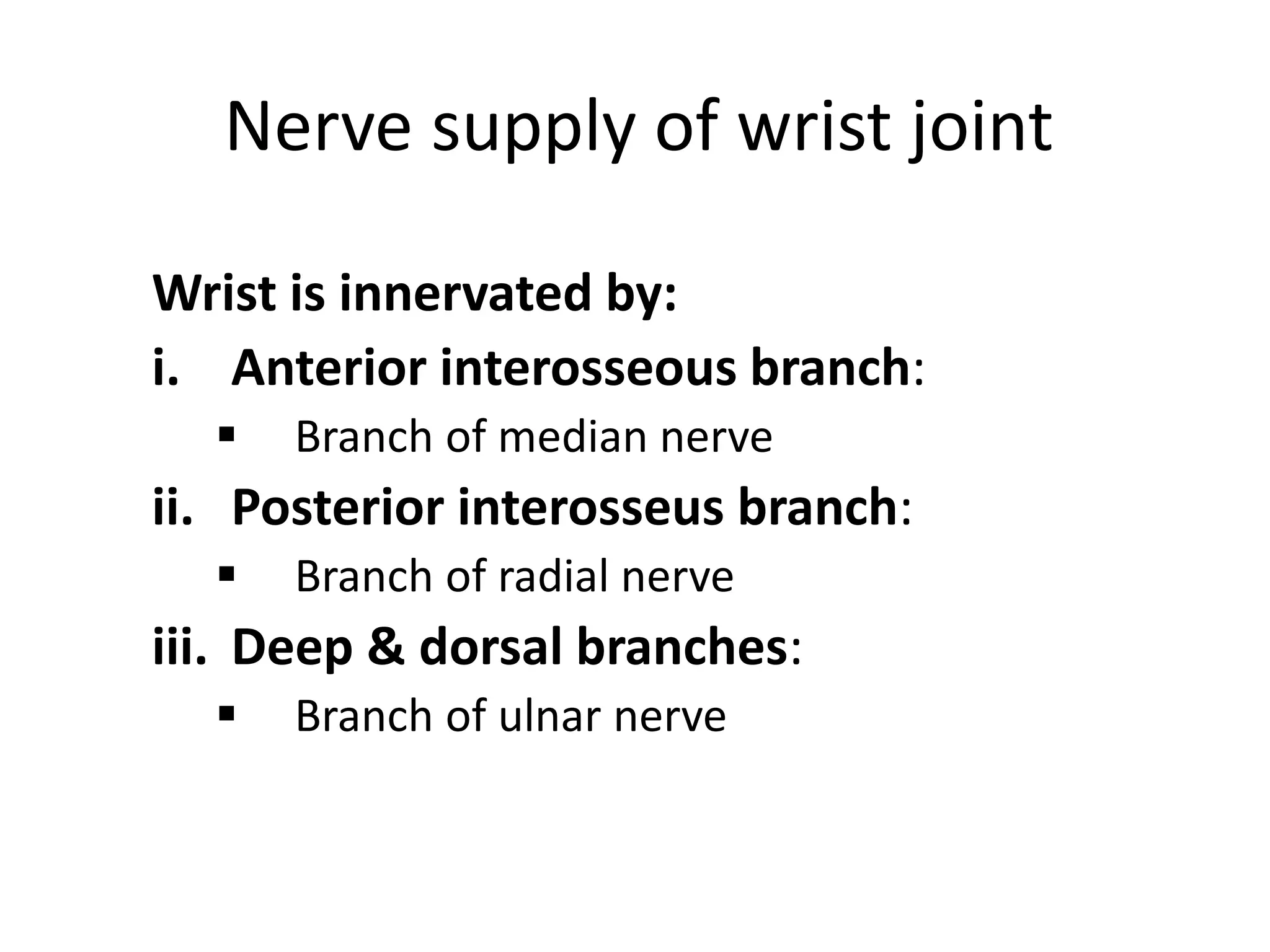 Anatomy of wrist joint | PPTX