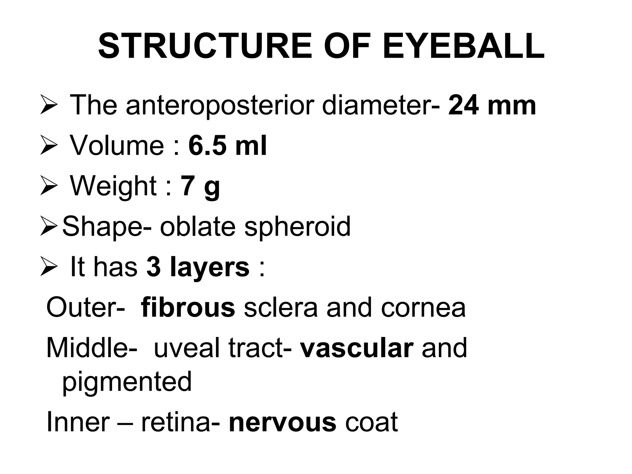 Anatomy, optics & refractive errors of eye | PPT