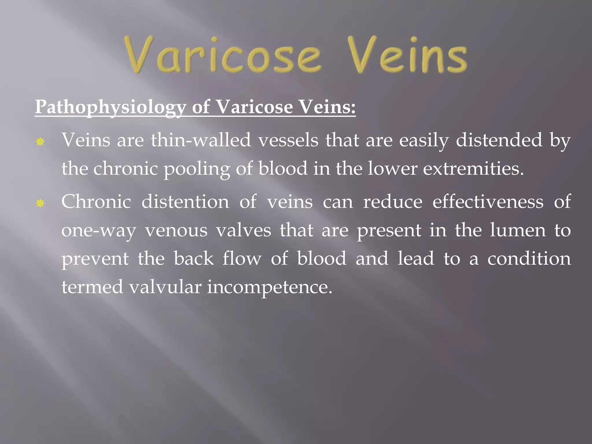 Anatomy and Pathophysiology of venous system of lower limbs | PPTX