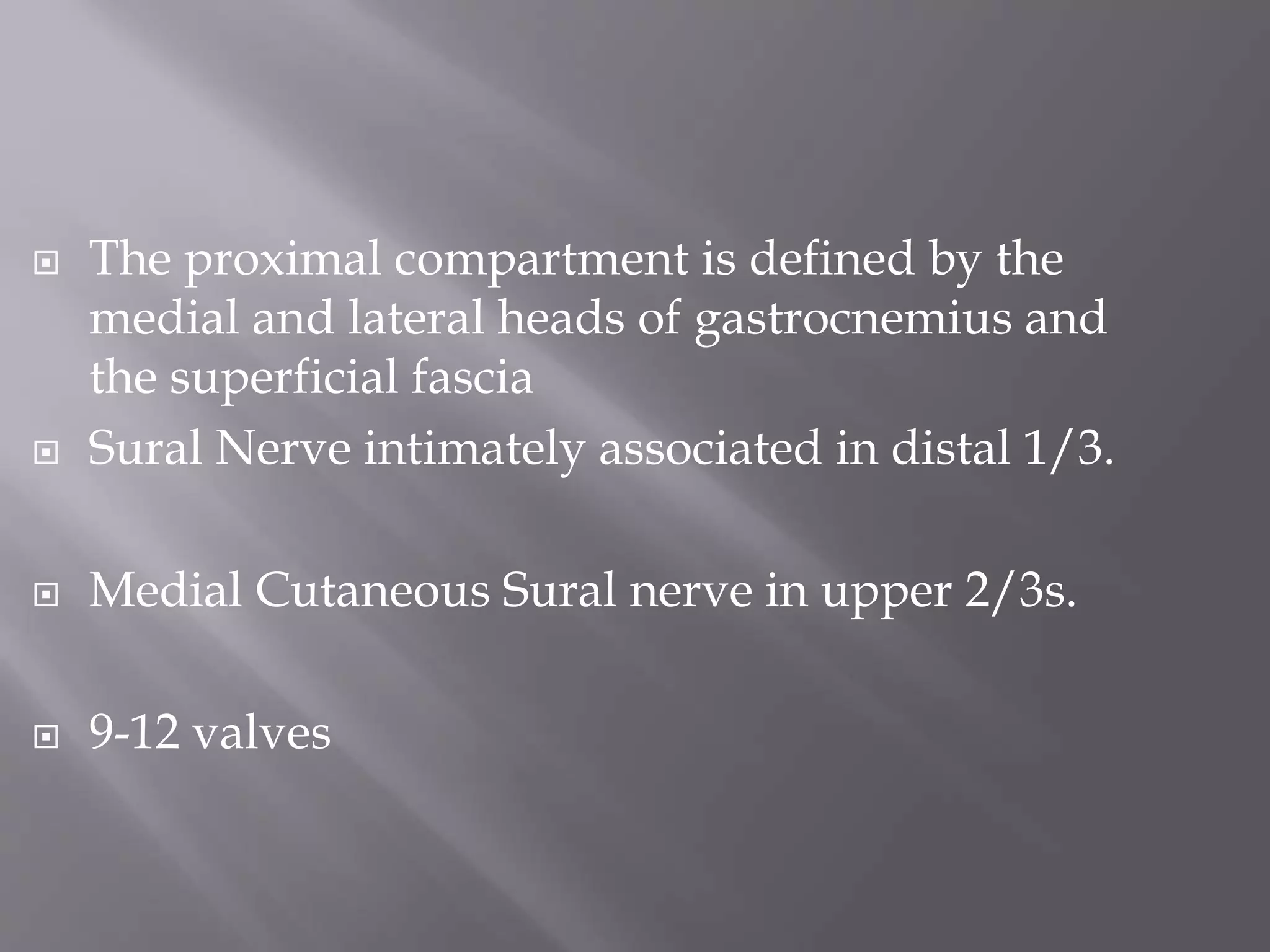 Anatomy and Pathophysiology of venous system of lower limbs | PPTX