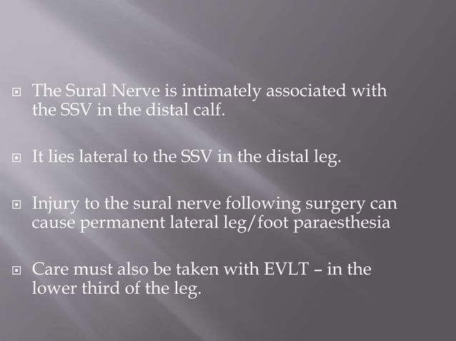 Anatomy and Pathophysiology of venous system of lower limbs | PPTX