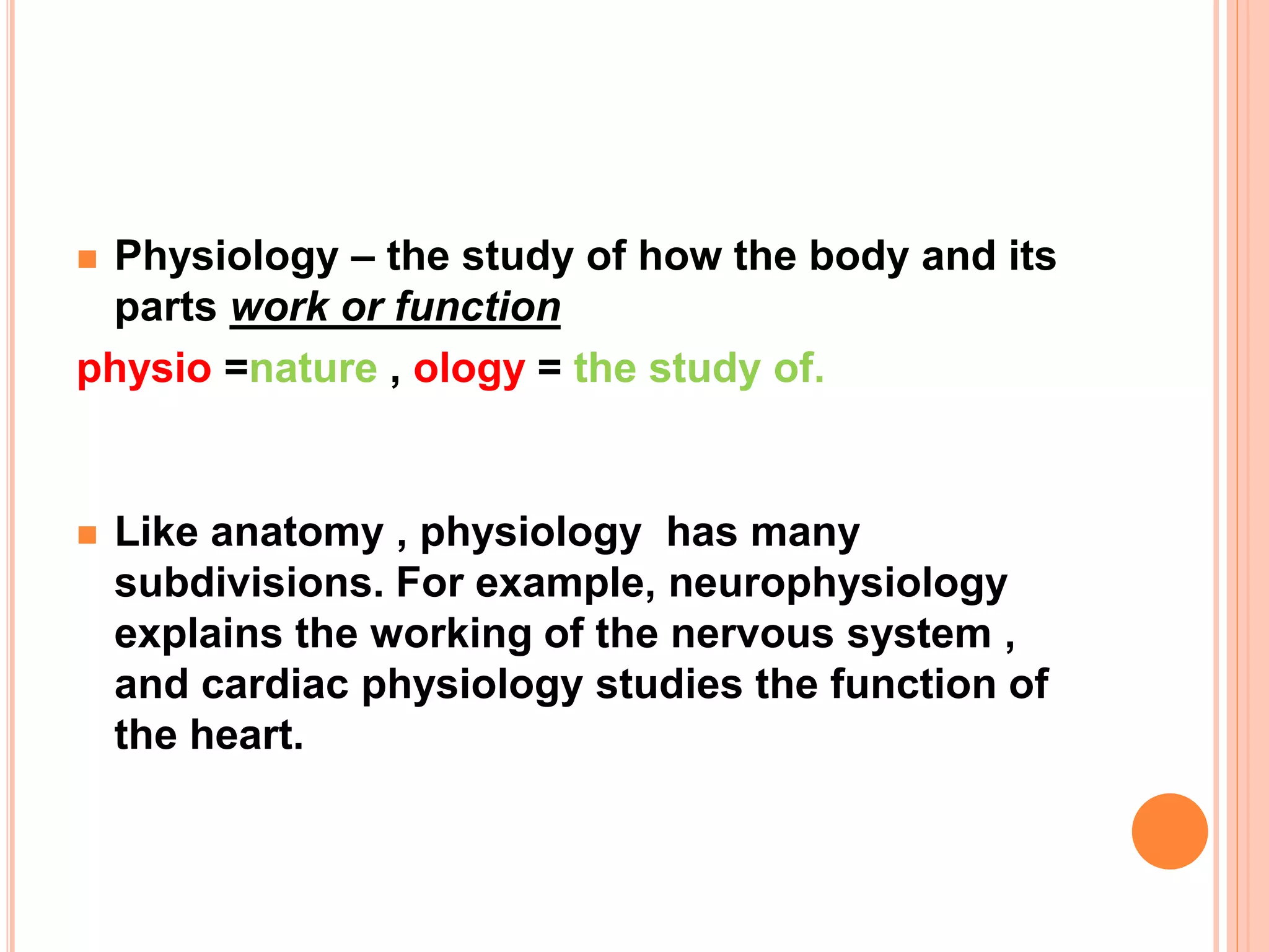 basics of physiology | PPTX