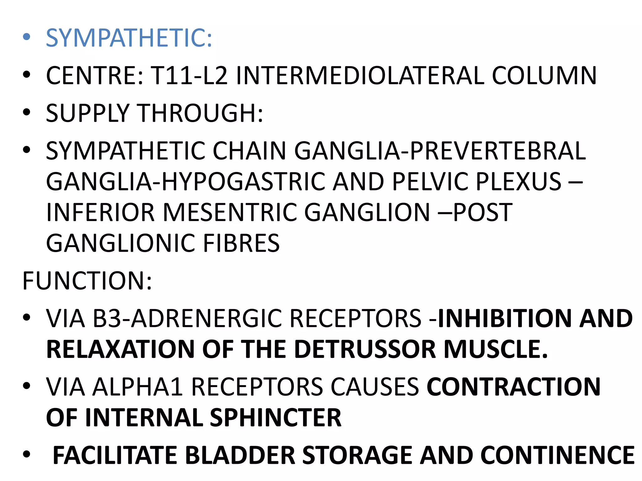 Anatomy,physiology and approach to a patient of neurogenic | PPTX