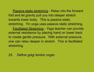 Anatomy, Physiology & Kinesiology examination | PPT