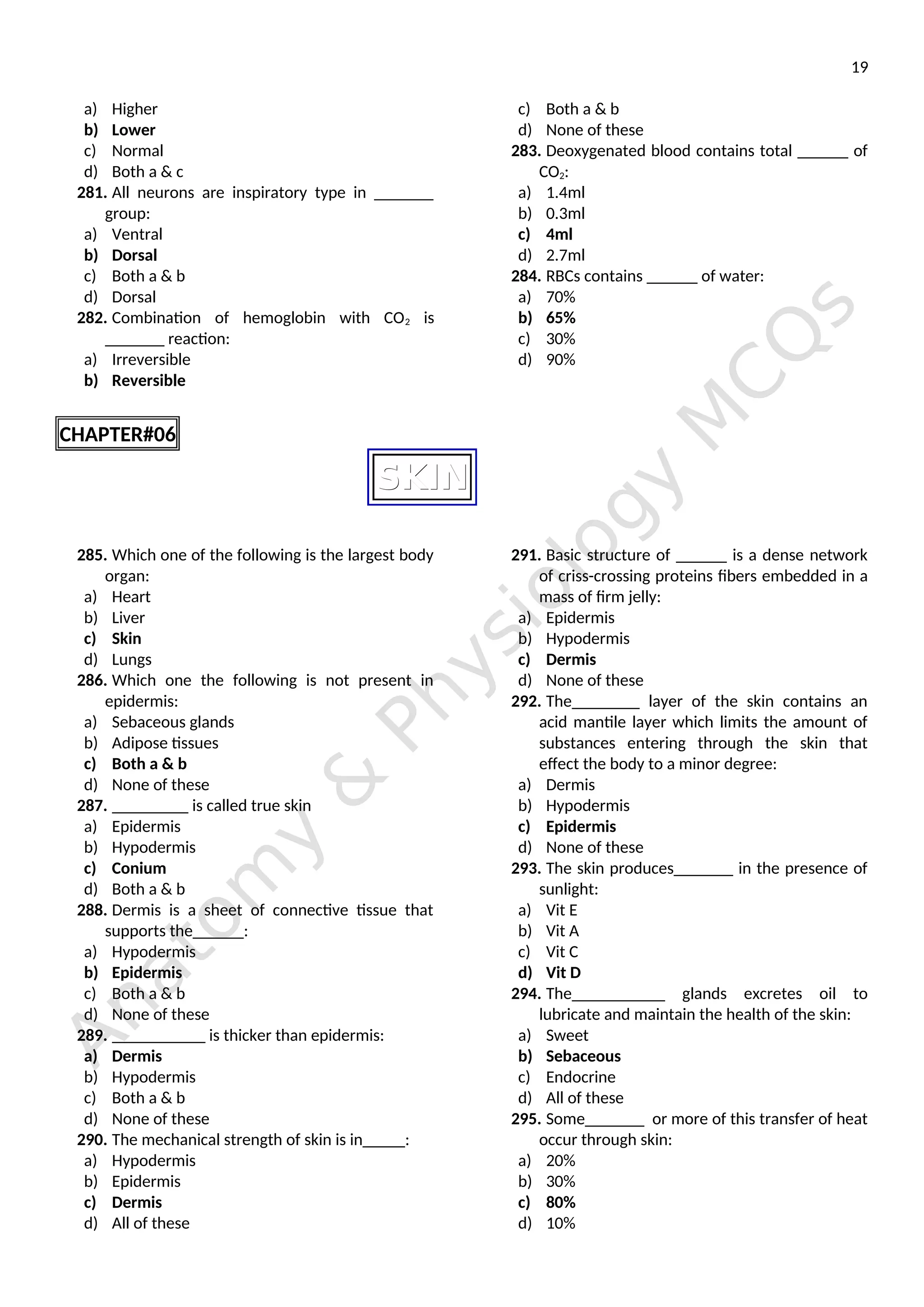 Anatomy & Physiology MCQs (2).pdf