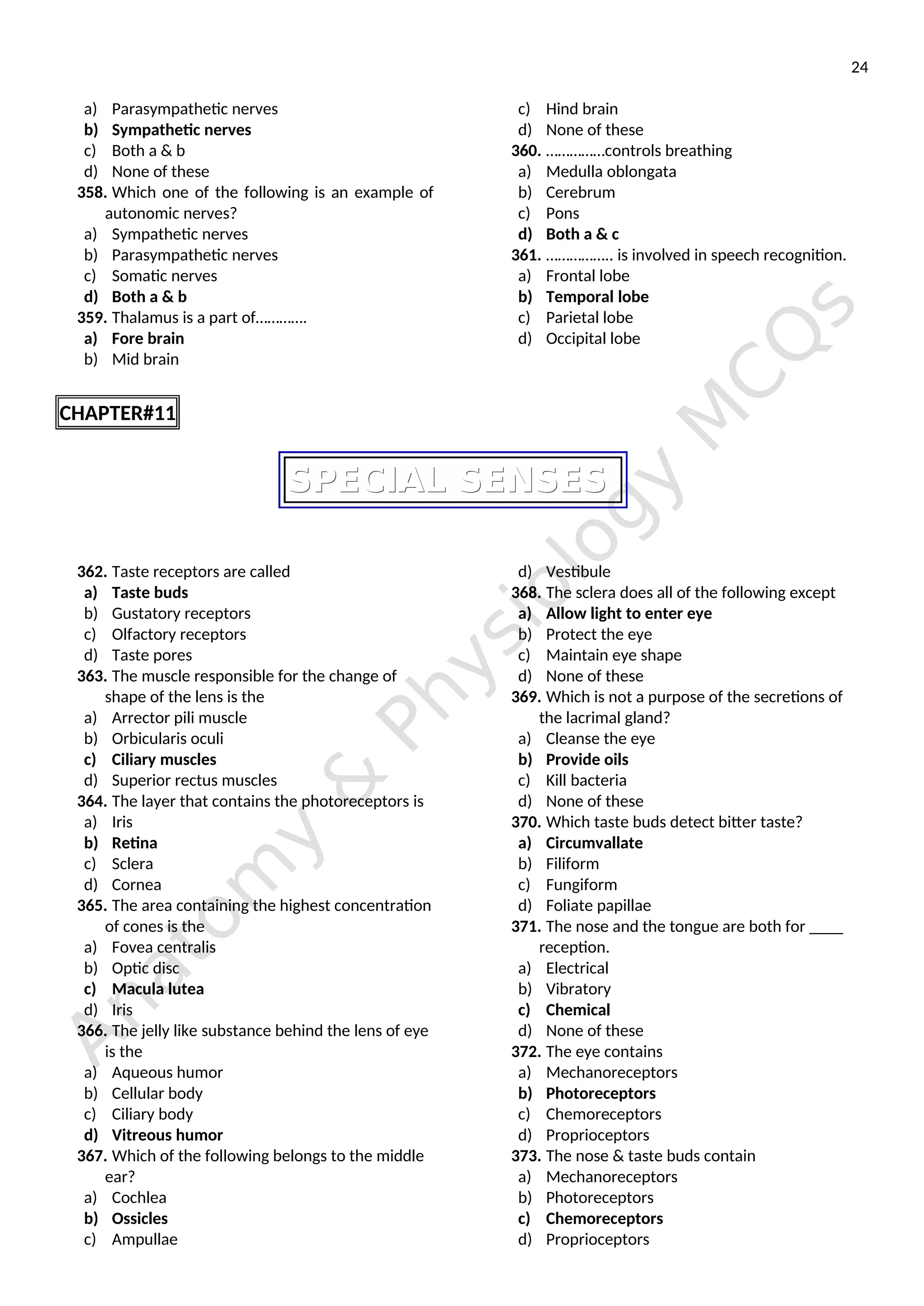 Anatomy & Physiology MCQs (2).pdf